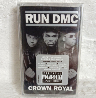 RUN DMC - Crown Royal Hip Hop Cassette Tape Album Factory Sealed 2001 ...