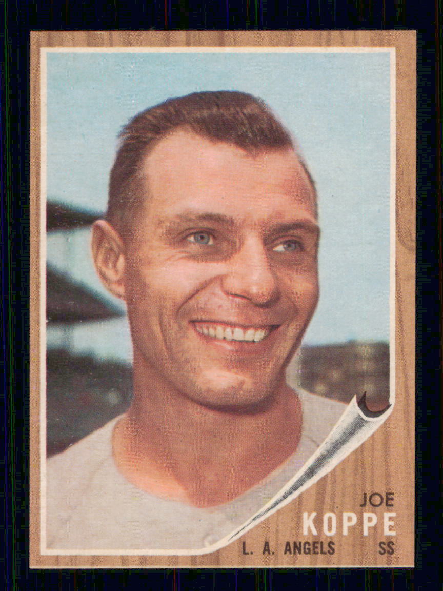 1962 TOPPS BASEBALL # 39 JOE KOPPE J9724 | eBay