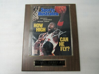 MICHAEL JORDAN Chicago Bulls #23 Signed Sports Illustrated magazine ...