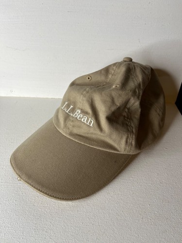 Vintage LL Bean LED Lighted Hat Tan Strapback Adjustable Works RARE ...