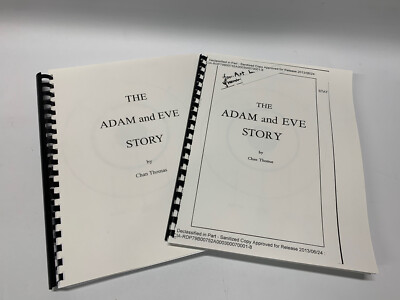 The Adam And Eve Story by Chan Thomas 3rd Ed. Text & CIA Declassified ...