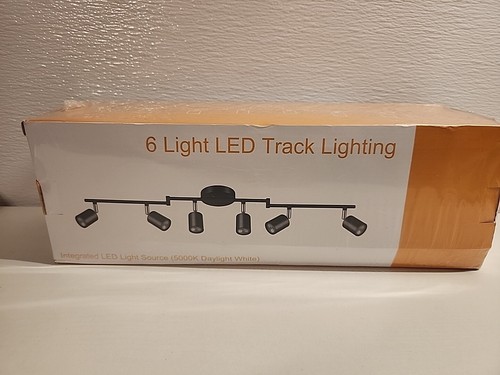 45" LED 6 Light Track Lighting 5000k Cool White Flood Lights New Sealed ...