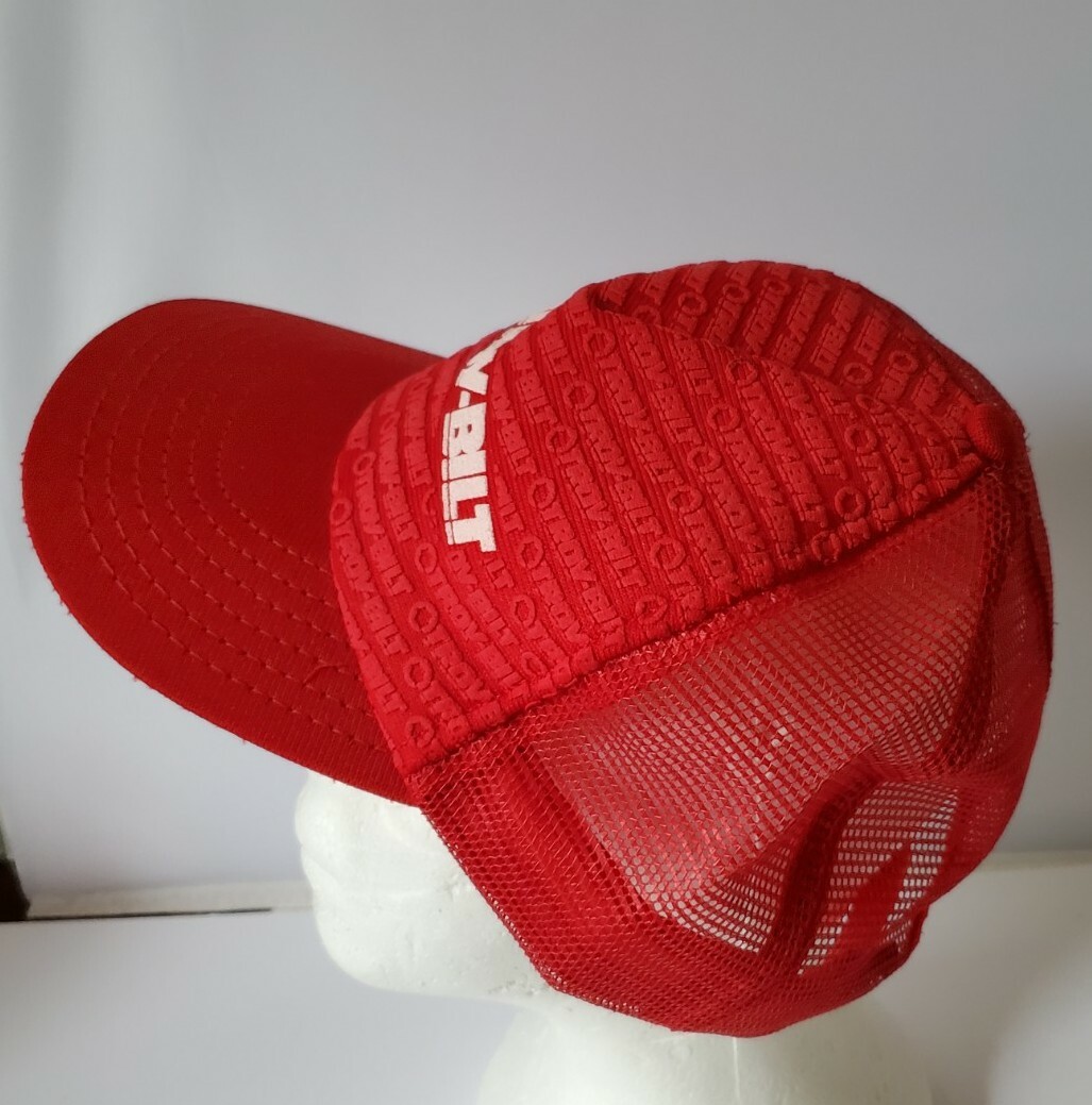 Troy-Bilt Vintage Trucker Red Ball Cap Hat Snapback M… - Gem