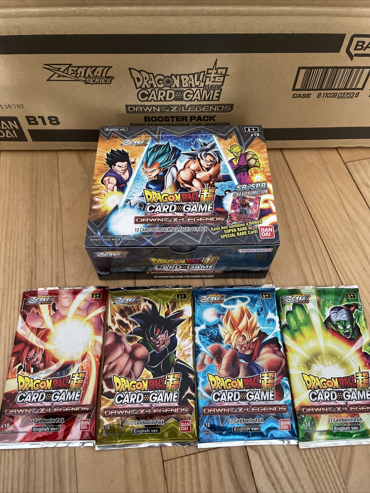 Dragon ball super Dawn Of the z Legends Booster Pack Artset Zenkai 1 ...
