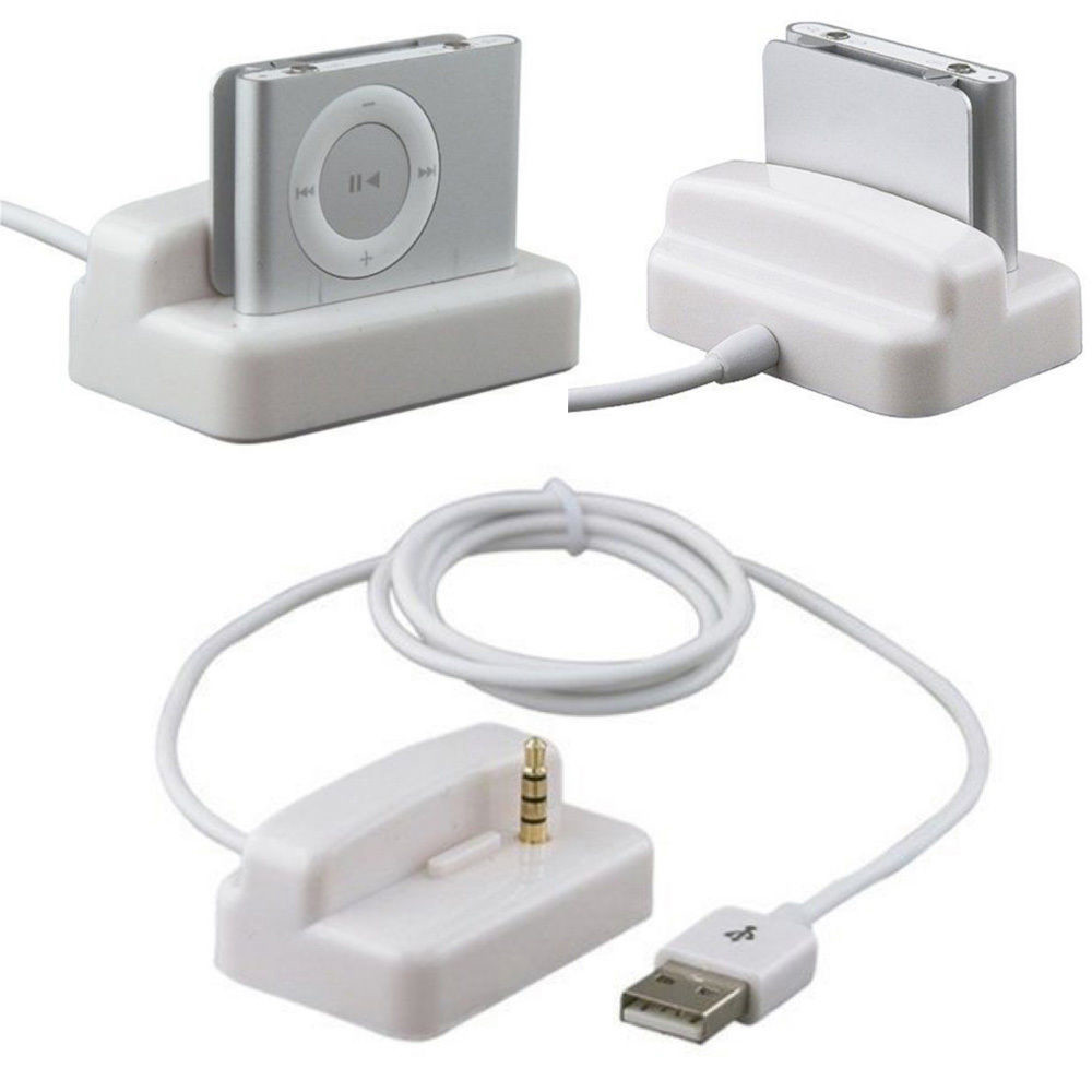 USB Charger & Sync Replacement Docking Station Cradle iPod Shuffle 2Nd ...