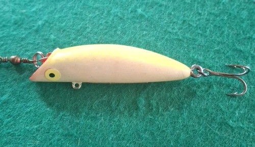 Vintage Les Davis Witch Doctor Crankbait Fishing Lure YELLOW SCALE. | eBay