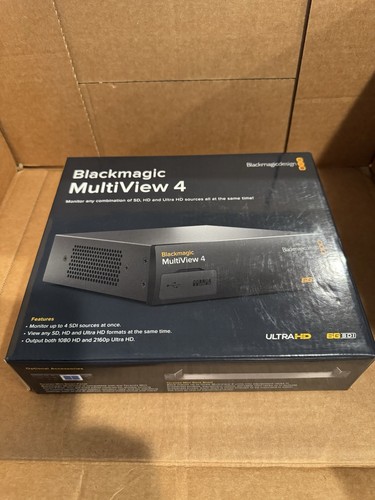Blackmagic Design MultiView 4 Multi Viewer #HDL-MULTIP6G/04 | eBay