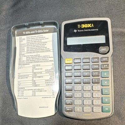 Texas Instruments TI-30Xa Handheld Scientific Calculator and BAII PLUS ...