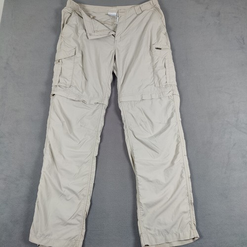 Columbia Men's Omni-Shade Convertible Trail Trek Cargo Pants Khaki ...