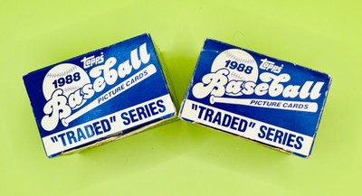 Vintage Topps 1988 Baseball Picture Cards "Traded" Series (2 Boxes!) | eBay