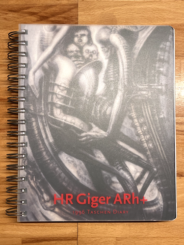 HR GIGER ARh+ 1996 Diary Kalender Taschen identisch mit 2024 RAR l@@k ...