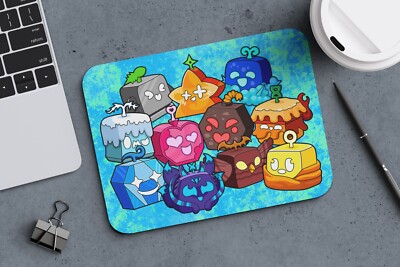 Custom Neoprene Mouse Pad Mat - Blox Fruits Gamer Roblox Gaming Kitsune ...