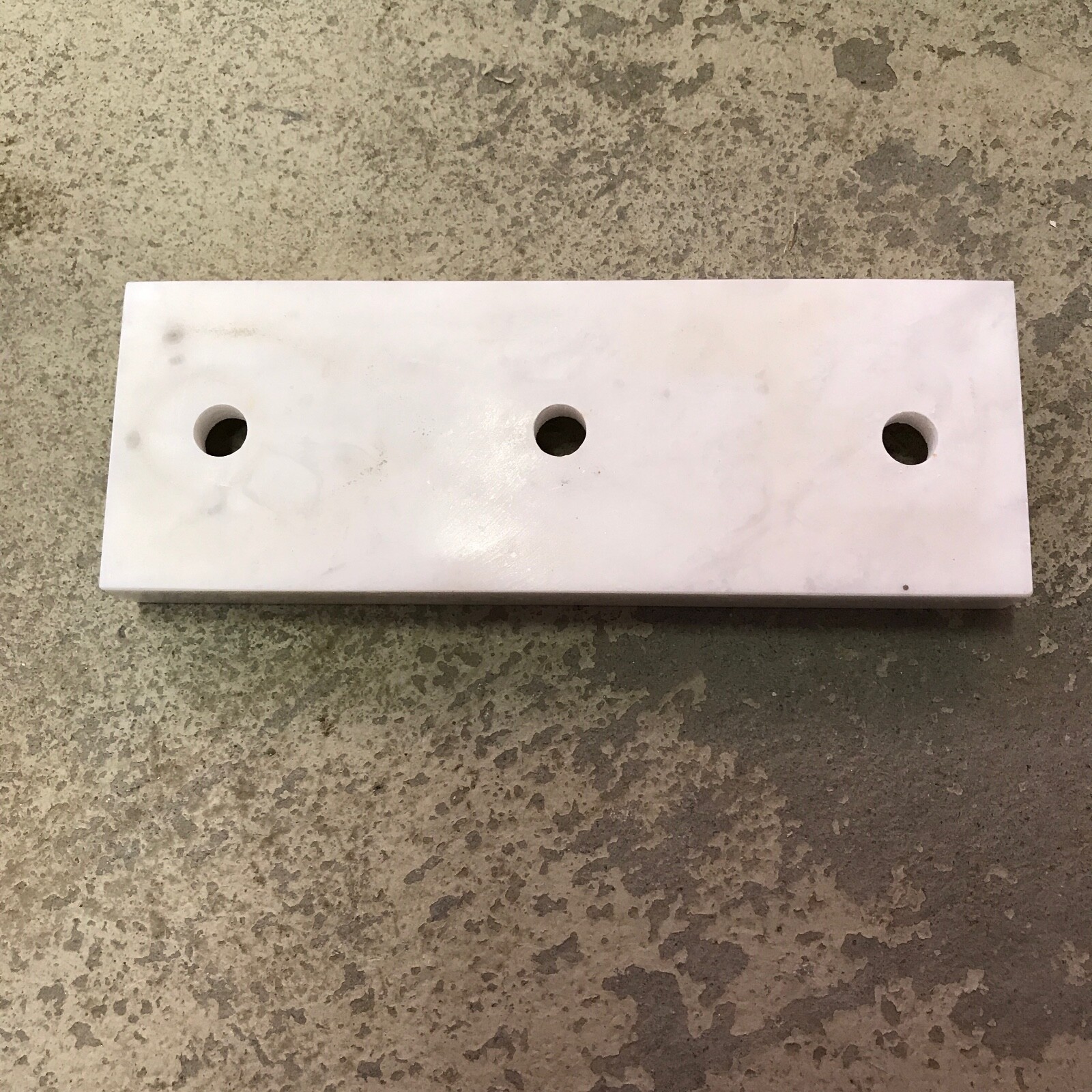 White Marble Trophy Base 3 Hole (2 Pack) | eBay