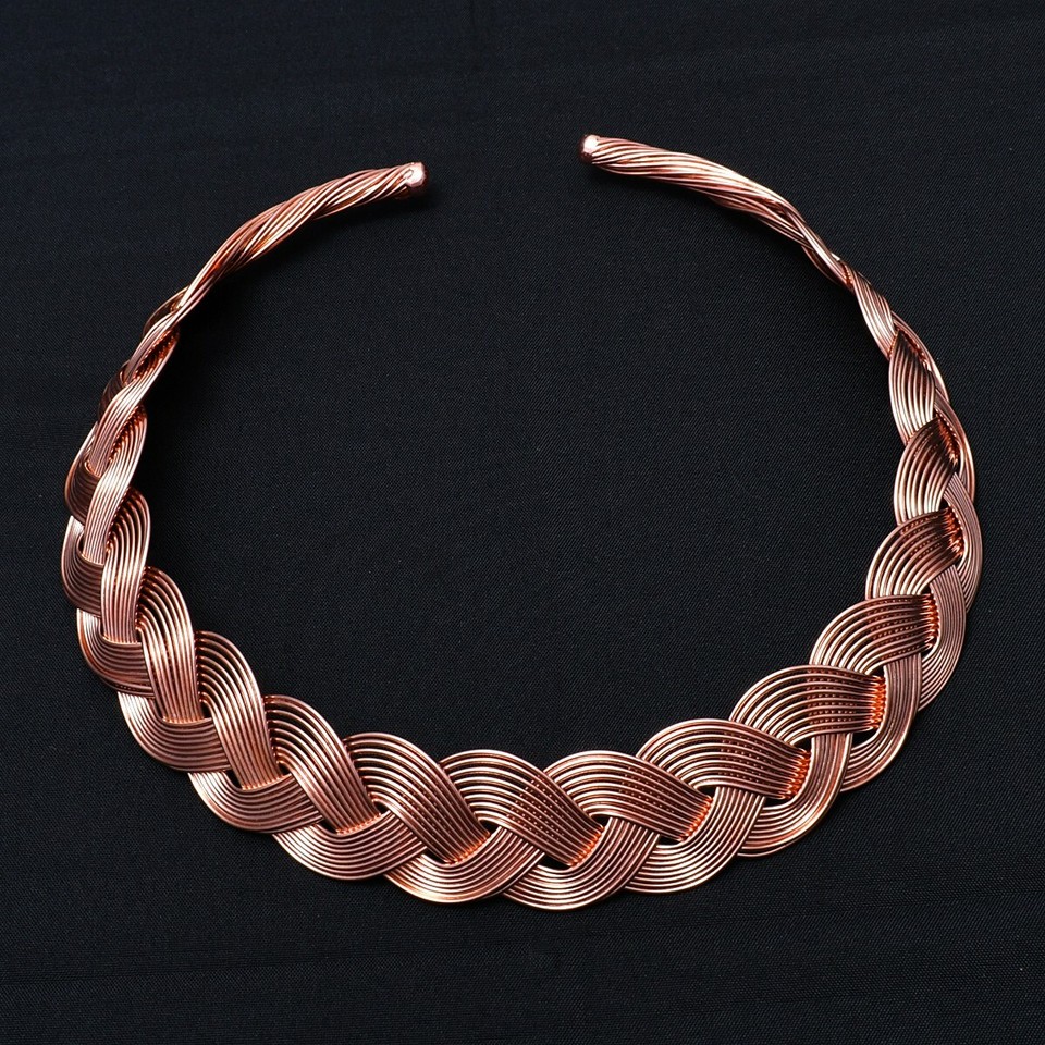 Pure Copper Vintage Handmade Copper Wire Unique Design Necklace Jewelry ...