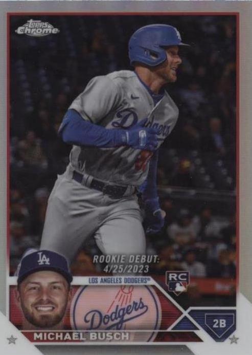 2023 Topps Chrome Update Series - Rookie Debut Michael Busch #USC105 ...