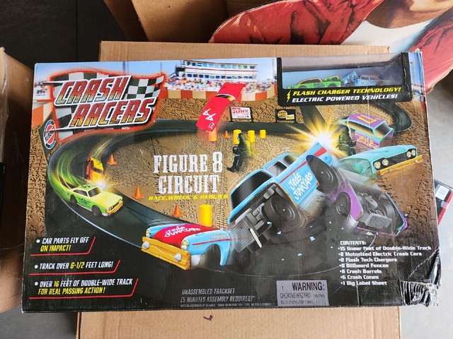 Crash Racers Figure 8 Circuit Track Set Multi Toys & Games for sale ...