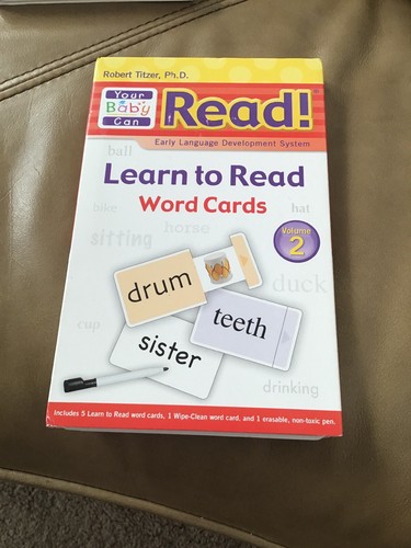 Read Early Language Game Cards, Learn To Read Word Cards, Vol 2 | eBay