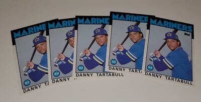 1986 Topps Traded 108T Danny Tartabull Rookie Lot of 5 | eBay