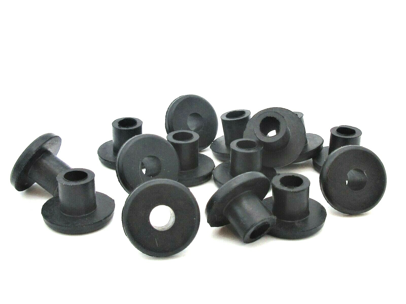 3/8” Rubber Step Bushings Fits 3/8" Hole x 3/16" ID 1/2” OD Various ...