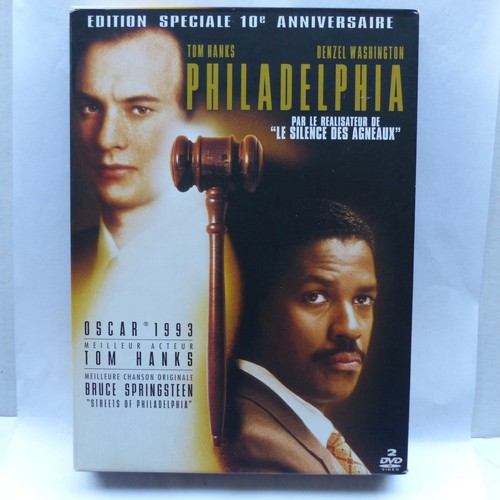 DVD Philadelphia TAM HANKS D WASHINGTON 10e anniversaire DVD Neufs non ...