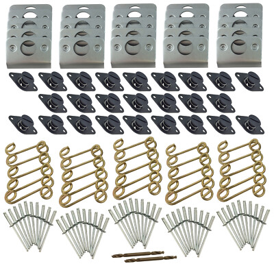 Self Ejecting Black Aluminum Dzus Fastener Assemblies - 25 Pack #2110 ...