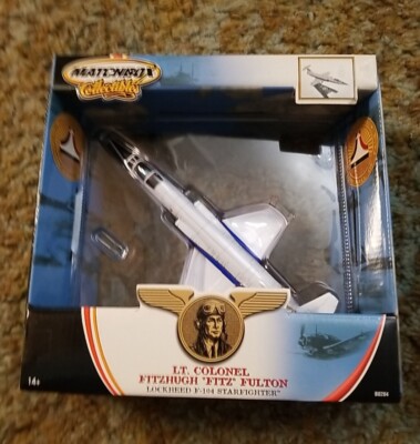 Matchbox Collectibles Lockhead F-104 Starfighter Lt Colonel Fitzhugh ...