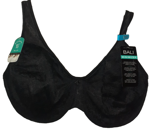 NEW BALI Size 32DDD Bra Black DF3385 Minimizer Passion For Comfort | eBay