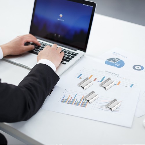 4 Boxes Iron Binder Clips Refills Multi-function Compact Daily Use ...