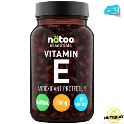 NATOO ESSENTIALS VITAMIN E - 90 softgels VITAMINA E IN PERLE | eBay
