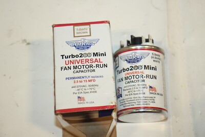 AmRad Turbo 200 Mini Universal Fan Motor Run Capacitor | eBay