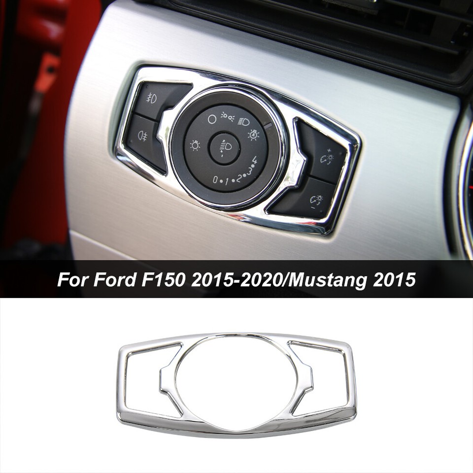 22x Chrome Interior Set Decoration Cover Trim Bezel Kit For Ford F-150 ...