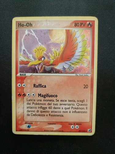 Ho-Oh 27/115 Pokémon Set Ex Forces Secrètes Rares Ita HOLO | eBay