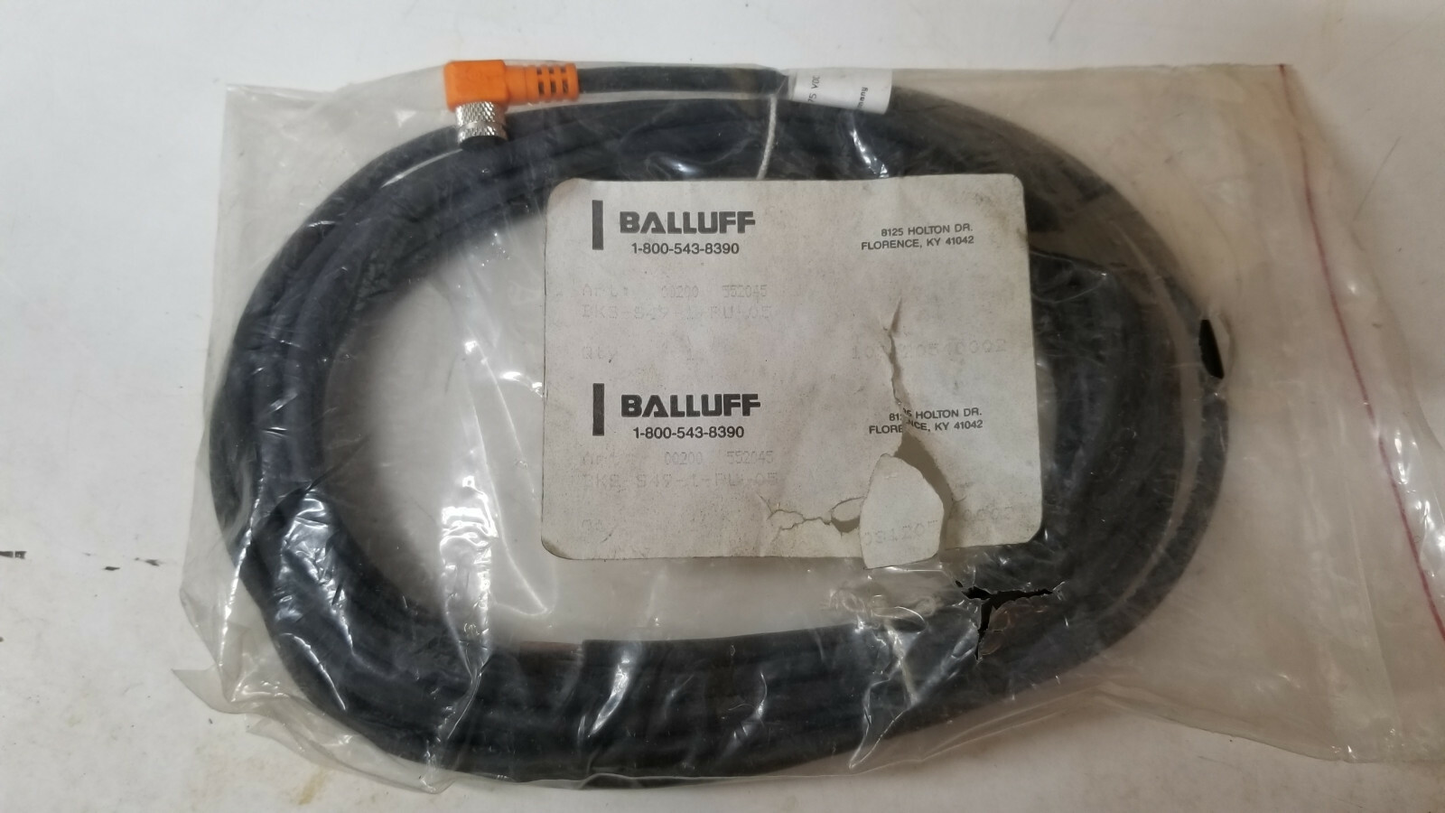 BALLUFF BKS-S49-1-PU-05 Sensor Wire cable 3-wire Baluff Balluf Baluf ...