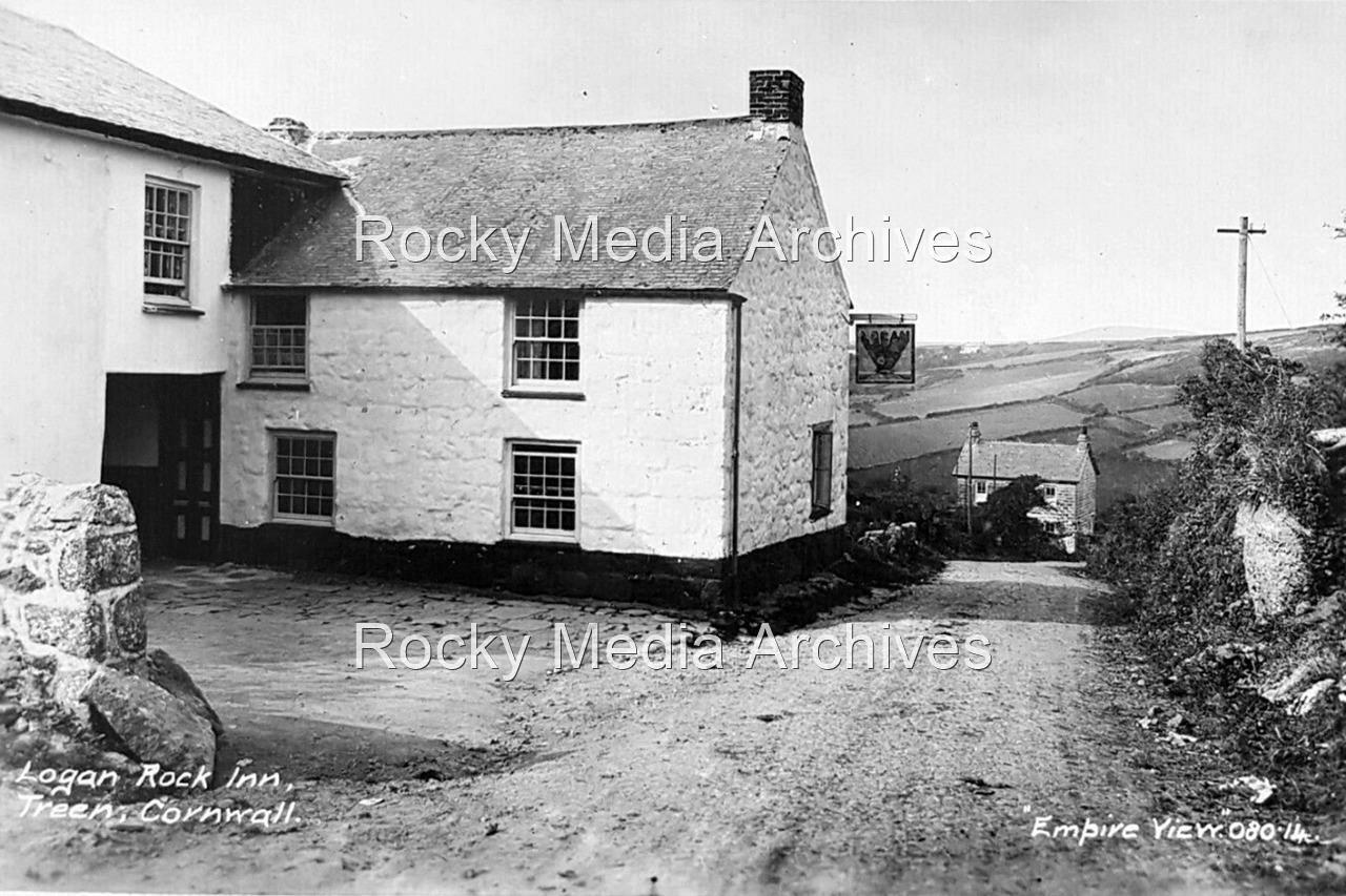 Shj-96 Logan Rock Inn, Treen, Cornwall. Photo | eBay UK