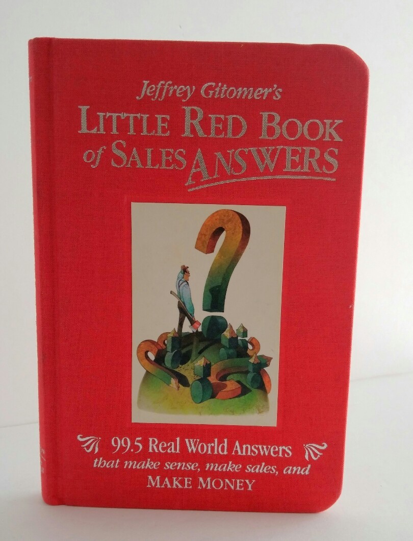 Little Red Book of Sales Answers by Jeffrey Gitomer - Hard Cover A8 ...