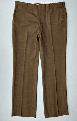 Vintage Rough Rider Pants Mens 36 x 33 Brown Western Cowboy Church ...