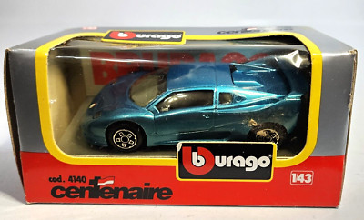 Burago Centenaire No. 4140 1:43 Scale Boxed Die-Cast Metal Italy | eBay ...