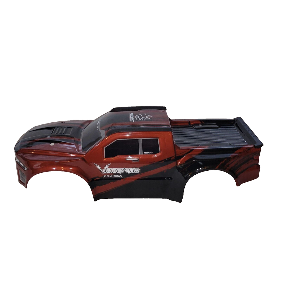Redcat Racing Volcano EPX PRO factory Orange Body Shell w/ Roof Skids ...