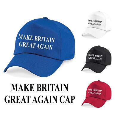 Make Britain Great Again Baseball Cap Hat Brexit UKIP Election Vote ...