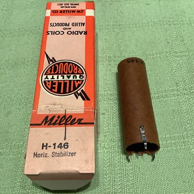 Miller H-146 Black And White TV Horizontal Stabilizer Coil 11.8-36mH | eBay