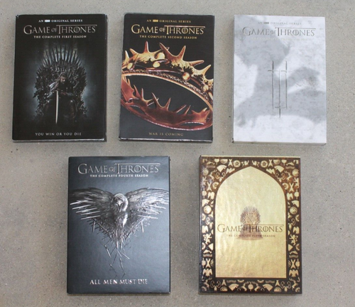 Game Of Thrones DVDs - Seasons 1-5 Season 1,2,3,4,5 complete sets GOT ...