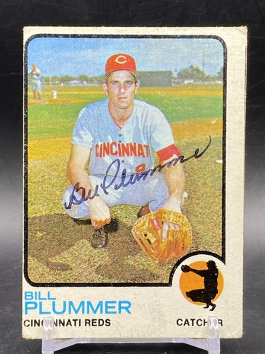 1973 Topps # 177 Vintage Baseball Card Bill Plummer - On Card ...