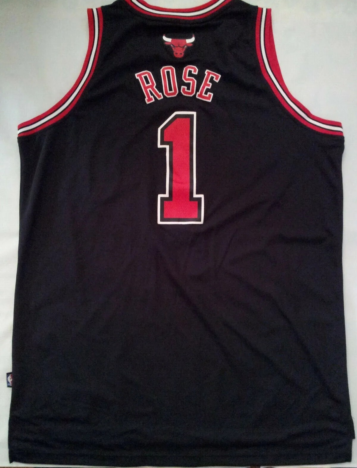 VINTAGE ADIDAS CHICAGO BULLS #1 ROSE THIRD ALTERNATE BASKETBALL JERSEY ...