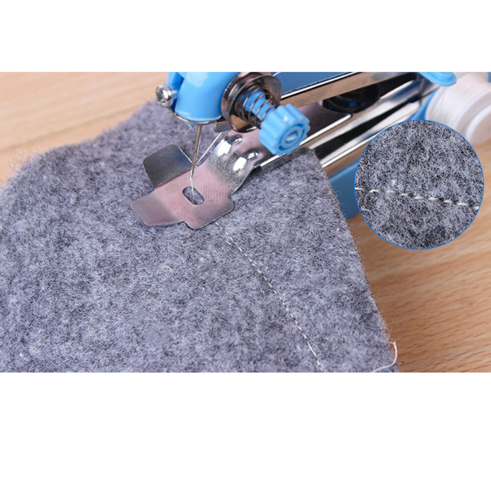 Portable Home Pocket Mini Tailor Stitch Handheld Sewing Machine Random ...