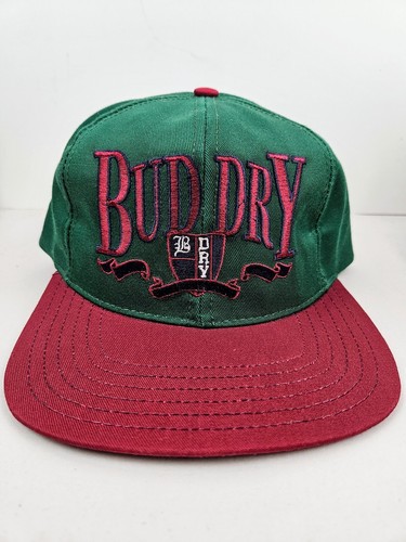 Vintage USA MADE Bud Dry Budweiser Beer Anheuser Trucker Hat Snapback ...