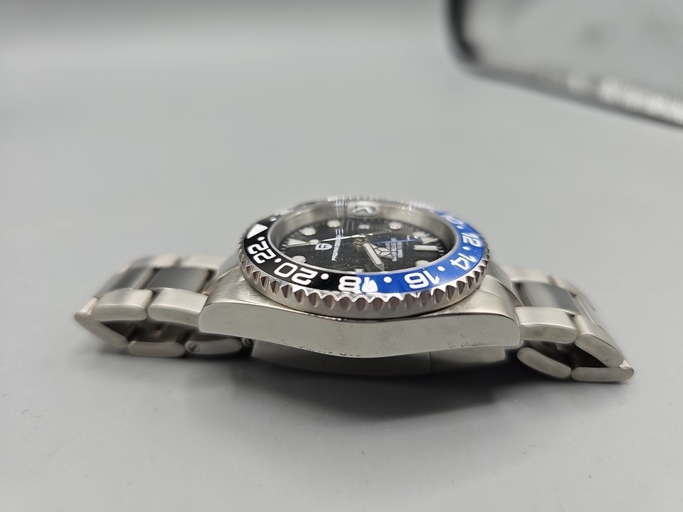 BNIB PAGANI DESIGN PD1662 V3 AUTO GMT WATCH ALL STEEL BLACK/BLUE ...