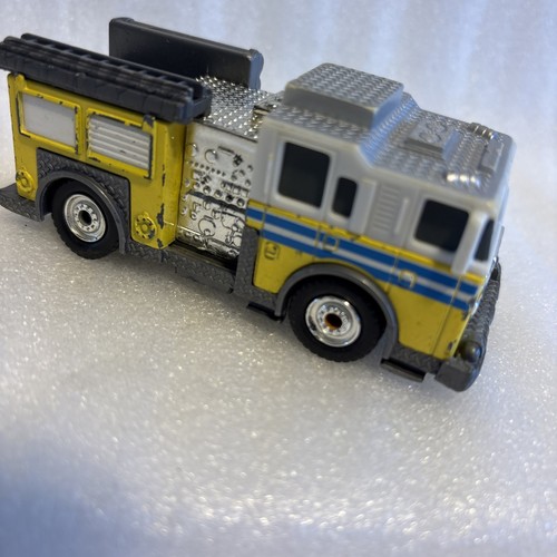HASBRO TONKA 2012 Funrise RARE Yellow & White Fire Truck TKFD 4" Length ...