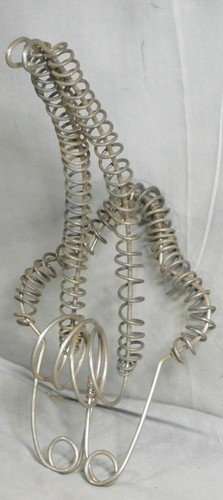 Bizarrely Phallic Antique Victorian Twist Wire Shop Bell Spring Mount ...