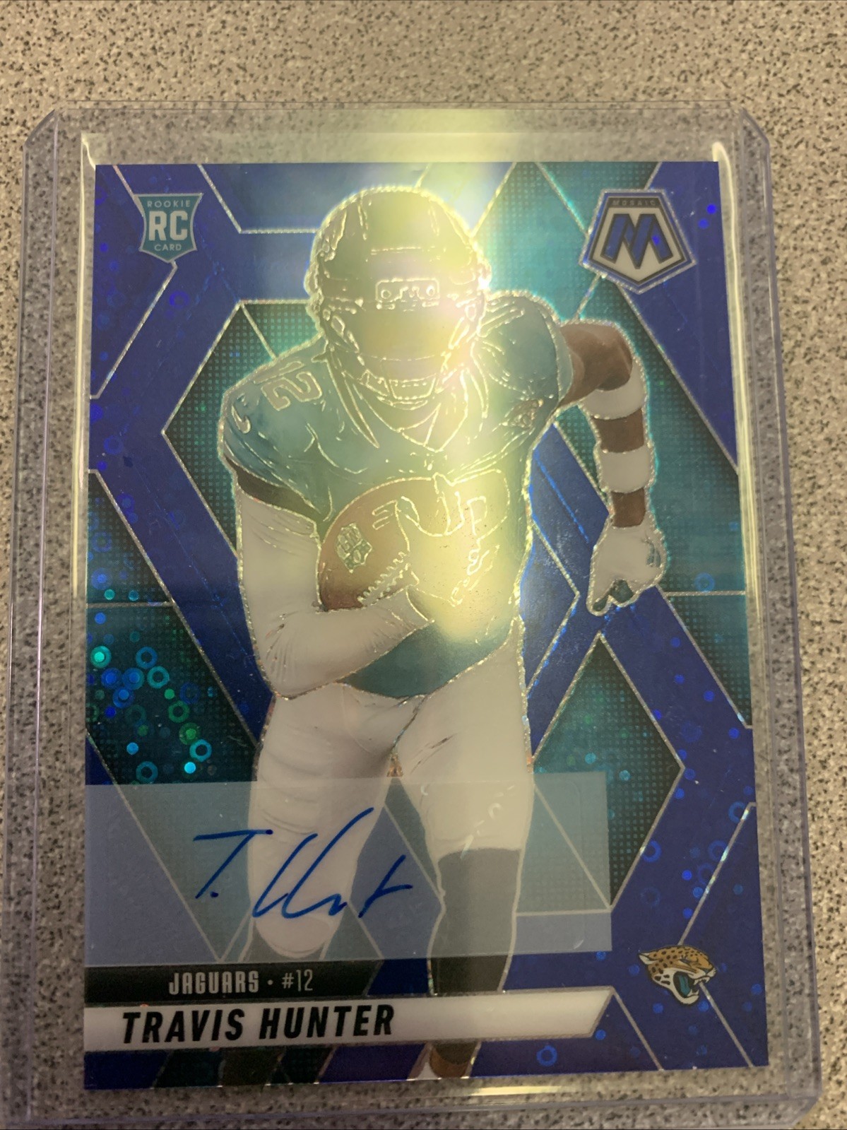 2025 Mosaic No Huddle Travis Hunter Rookie Auto Blue Disco | eBay