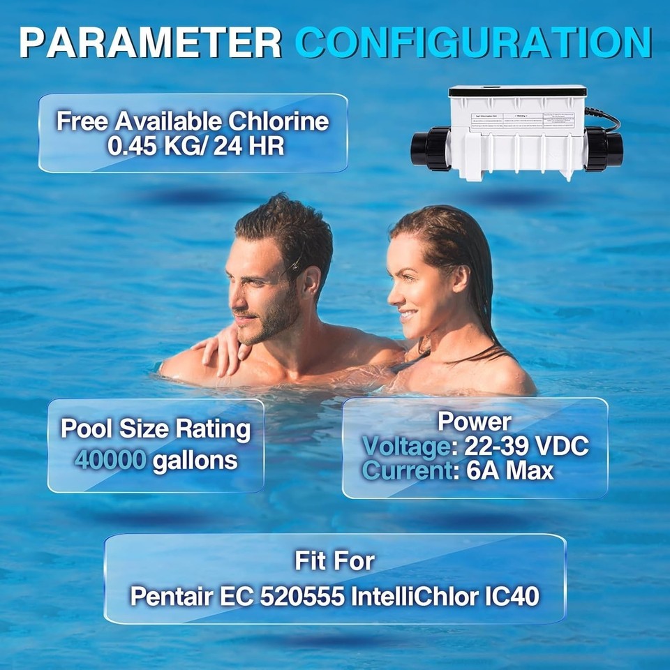 For Pentair IntelliChlor IC40 Salt Chlorine Generator Cell EC-520555 | eBay